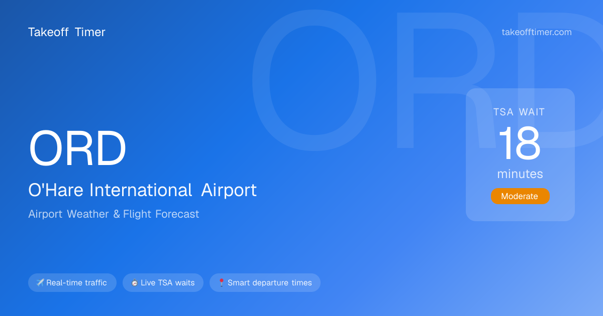 ORD Airport Weather | O'Hare Flight Forecast