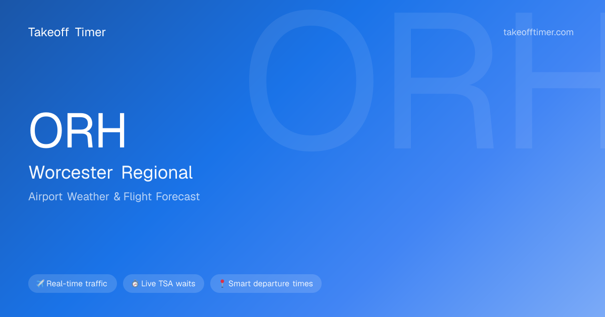 ORH Airport Weather | Worcester Flight Forecast